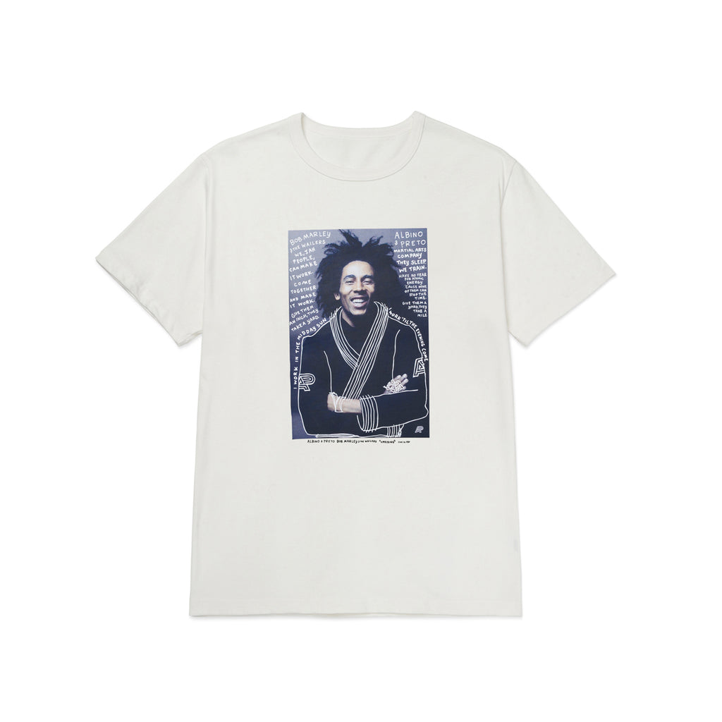 A&P x BOB MARLEY ‘JAH PEOPLE’ TEE WHITE – ALBINO & PRETO