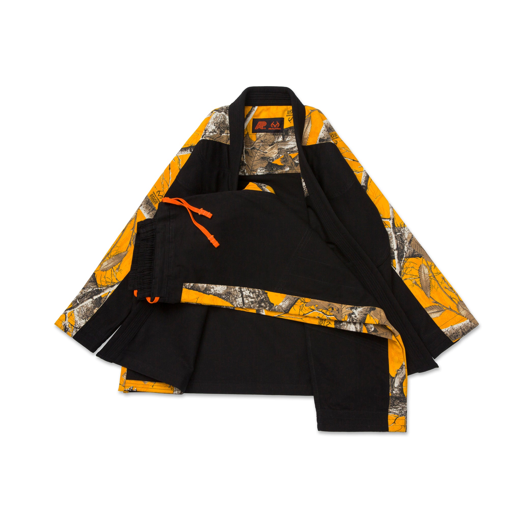 A&P x REALTREE BLK ORANGE CAMO GI – ALBINO & PRETO